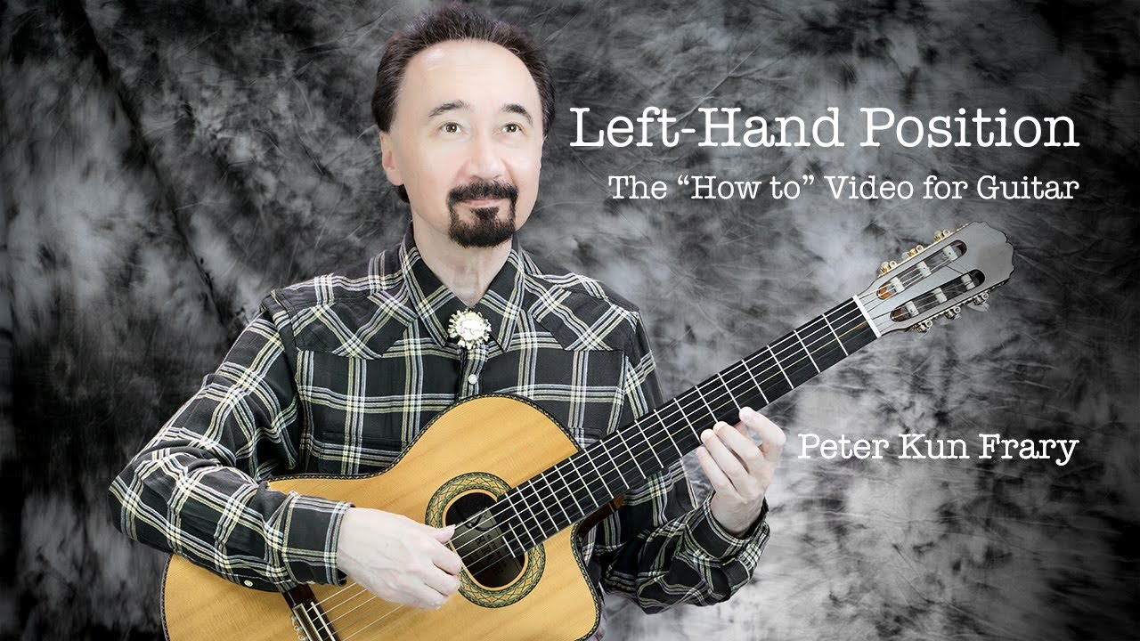 Left Hand Position - "How to" for Guitar - YouTube