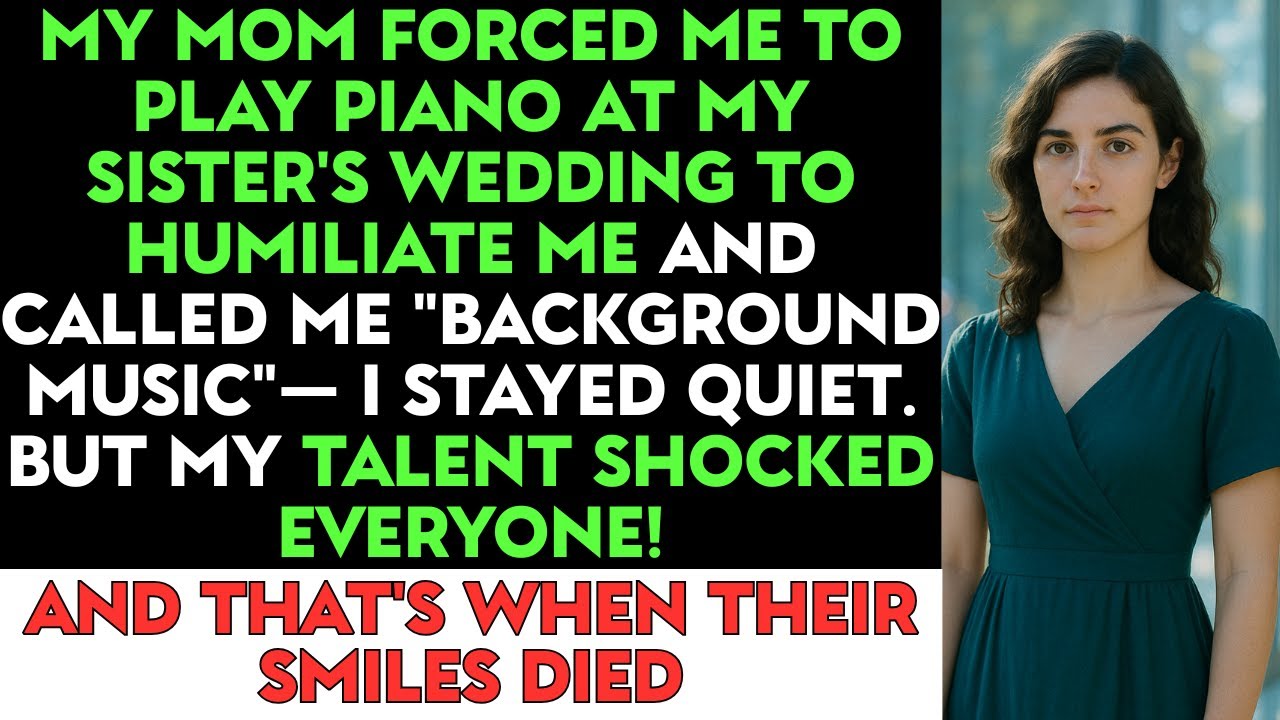 My Mom Forced Me To Play At My Sisters Wedding To Humiliate Me — But