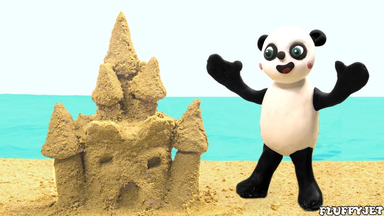 Baby Panda Made Sandcastle | Have Fun with Baby Pandas Cartoon - YouTube