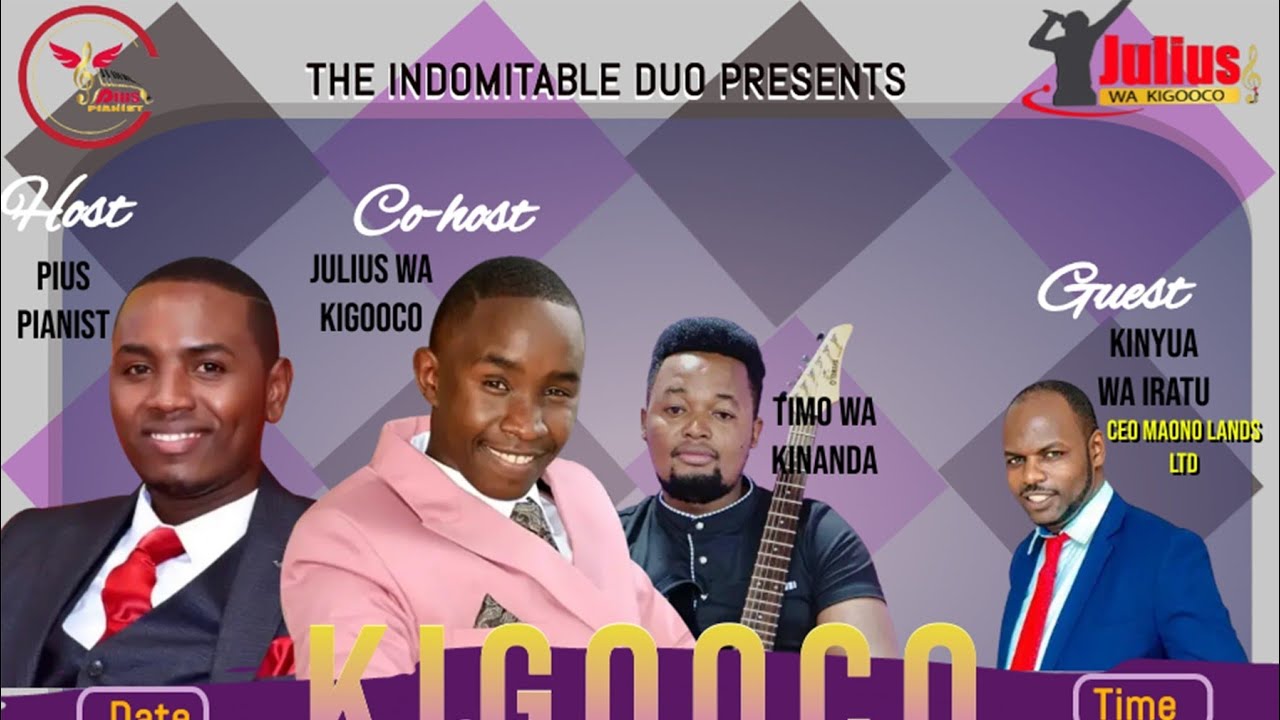kigooco wednesday by pius pianist and julius wa kigooco - YouTube