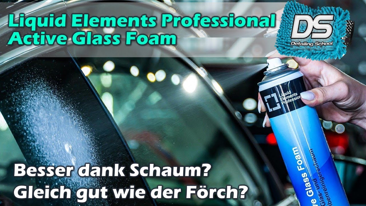 Glasreiniger als Schaum im Test: Liquid Elements Professional Active ...