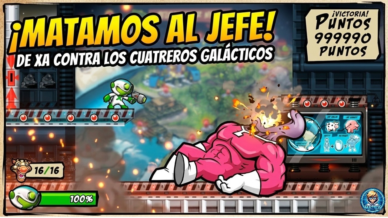 Xa Contra Los Cuatreros Galácticos Nivel 16 La Computadora Central ...