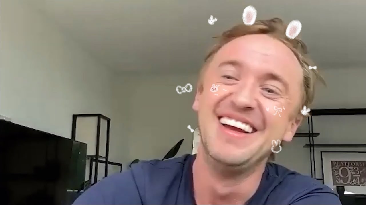 tom felton laughing for 33 seconds straight - YouTube