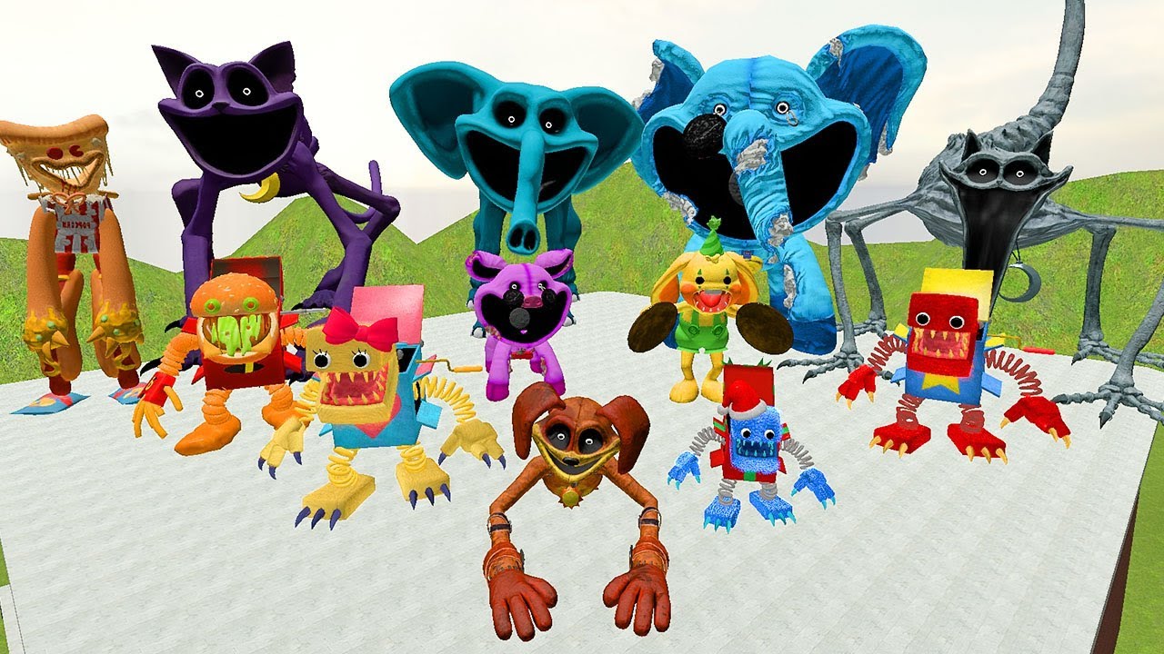 NEW EVOLUTION OF CATNAP DRAGON MONSTER SMILING CRITTERS In Garry's Mod ...