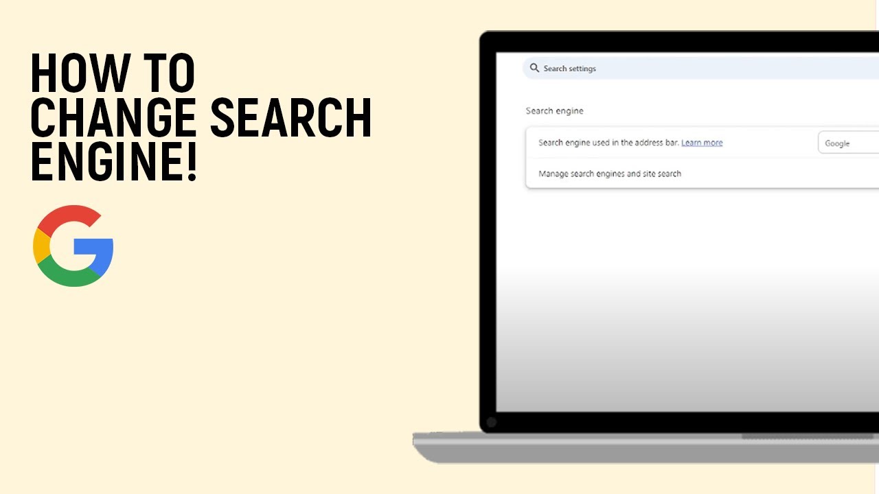 How to Change Search Engine in Google Chrome [LATEST] - YouTube
