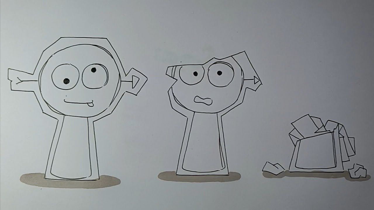 Phase 1 Vs Phase 2 Vs Phase 3 Drawing New Character Baby Sprunki OC ...