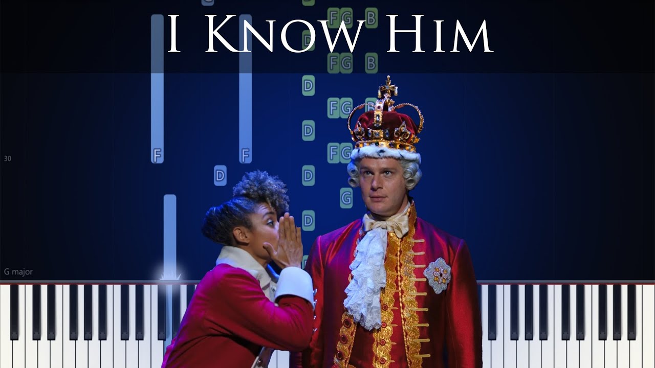 I Know Him | Hamilton | Piano Synthesia - YouTube