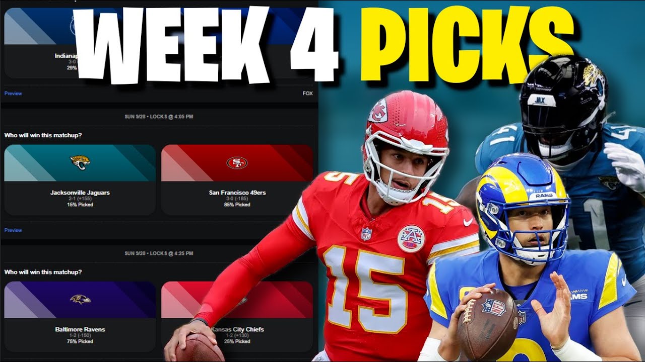 The MOST ACCURATE Picks for Week 4 of the NFL - YouTube