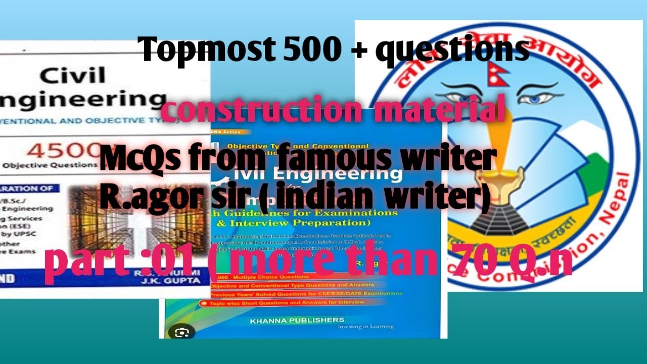 imp topmost question for loksewa construction material 500+ part 1 vvi ...