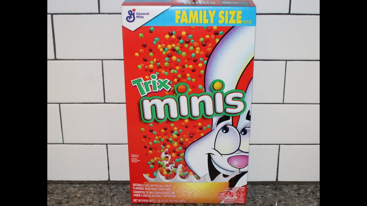 Trix Minis Cereal Review - YouTube