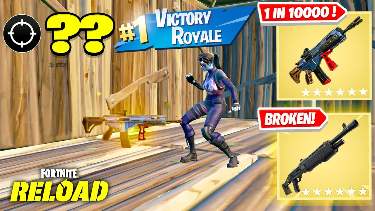 OG Fortnite Reload | Rarest Gun - Mythic MK7 AR (1/100000) | High Kill ...