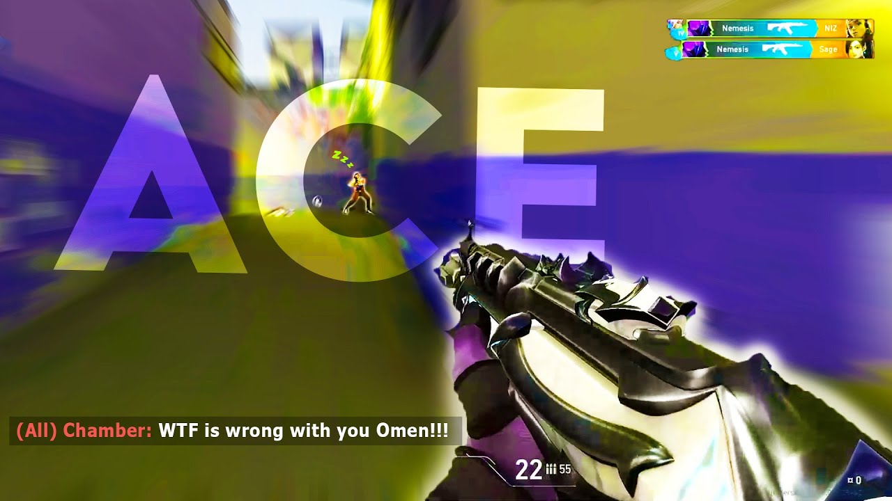 If Omen Had Feelings. Valorant Bind ACE - YouTube