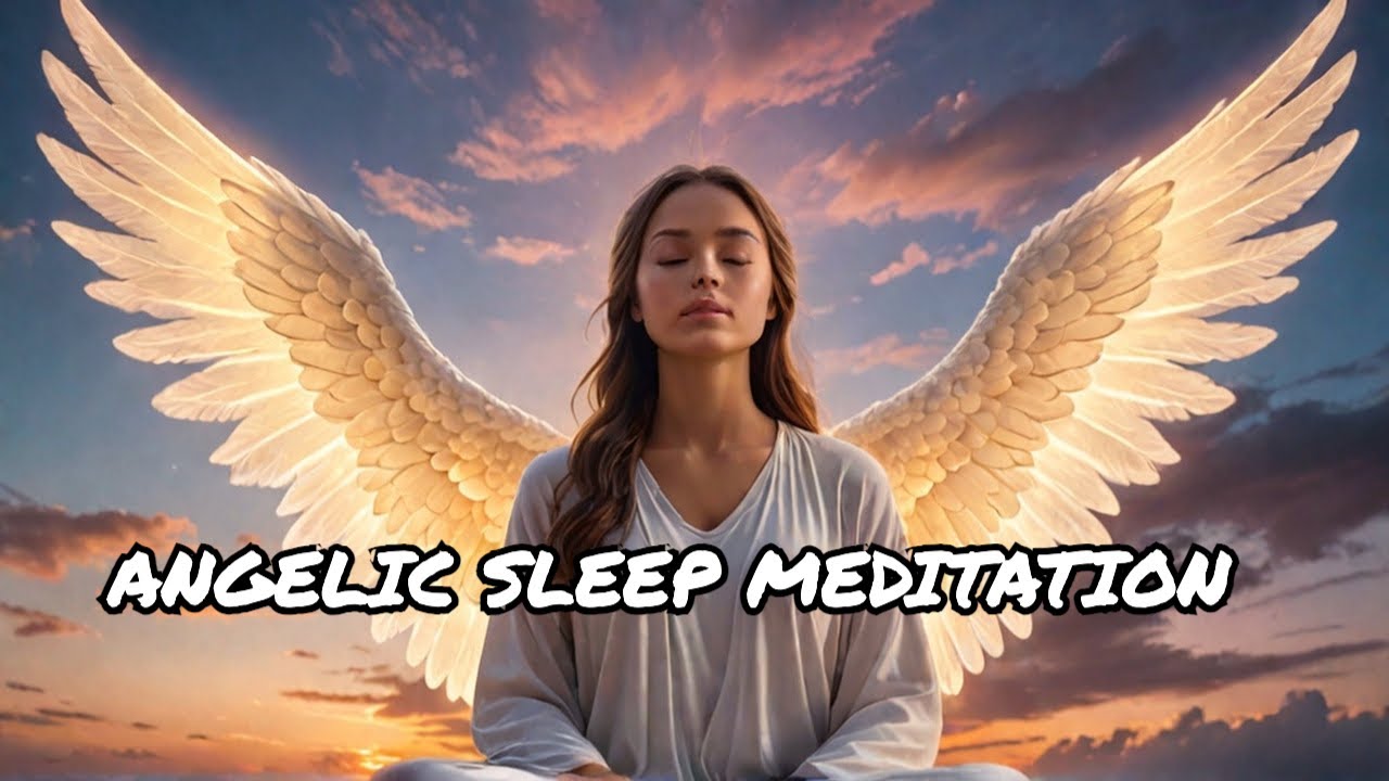 Angel Meditation for protection and calm sleep - YouTube