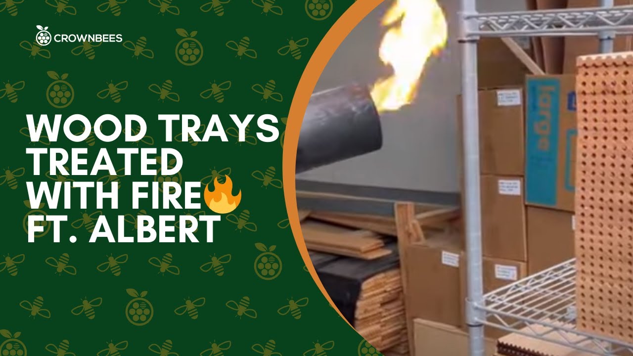 Wood Trays Treated with Fire 🔥 ft. Albert - YouTube