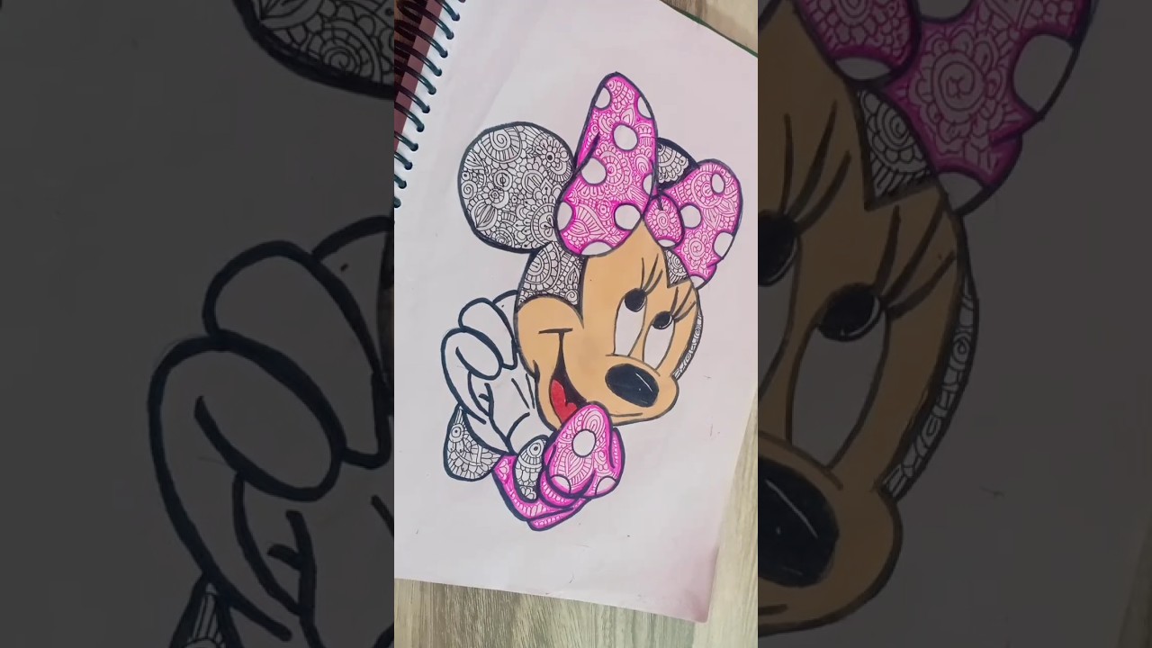 Mickey mouse mandala art/unique mandala art/Easy mandala art/Mandala ...