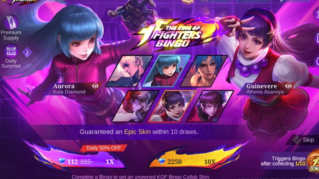 KOF 50x. DRAW 2025 1575 dias💎 - YouTube