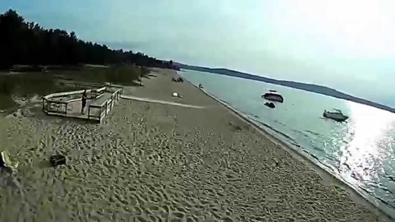 Boyne City, Young State Park Aerial Footage - YouTube