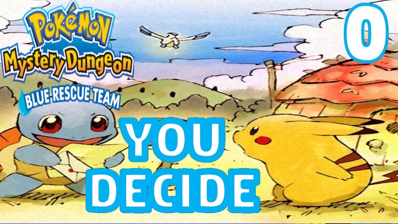 Pokemon Mystery Dungeon Blue Rescue Team - Decide The Partner! - YouTube