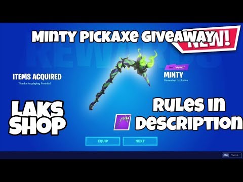 🔴 GIFTING MINTY AXE'S TO SUBSCRIBERS! MINTY PICKAXE CODE NOW! (Merry ...