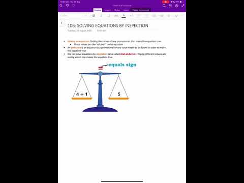 Year 7 Maths - Equations: #2 Solving Equations by Inspection - YouTube