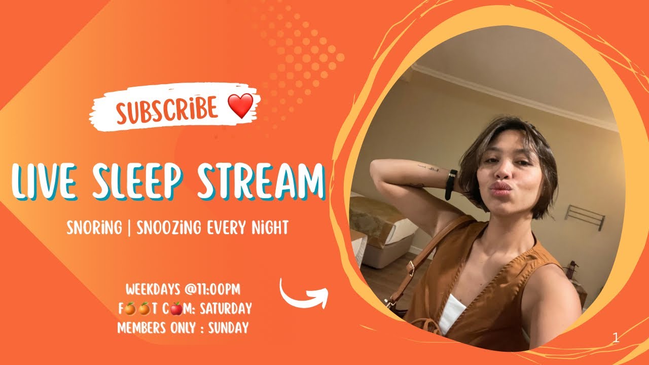 Live Sleep Stream | Snoring and Snoozing With Me - YouTube