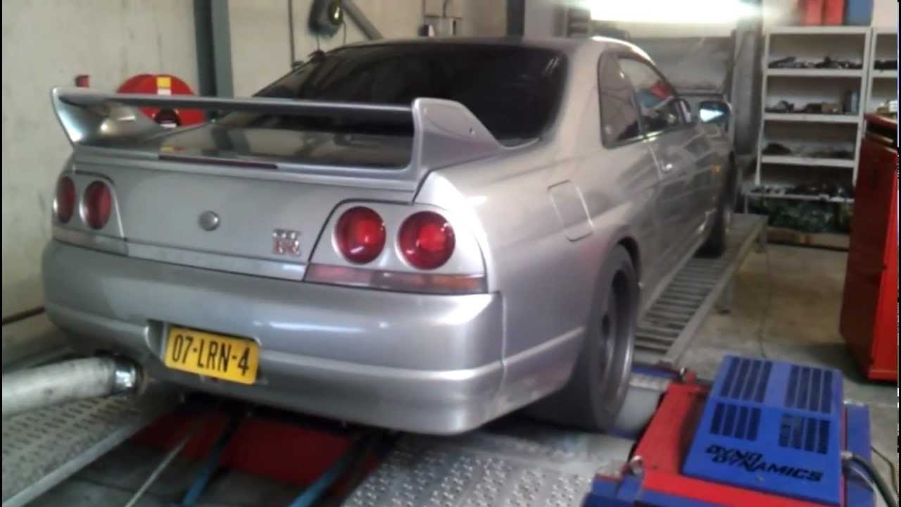 R33 GTR 430+ HP @ sky-engineering - YouTube