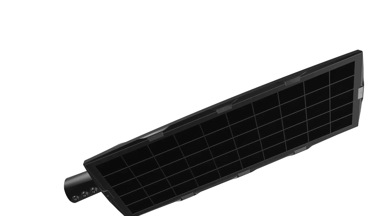 EnGoPlanet ALL-IN-ONE Solar powered streetlight - YouTube