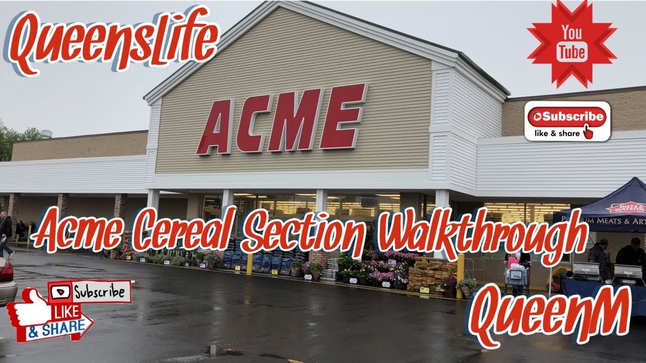 Acme Cereal Section Walkthrough... AMAZING CEREALS - YouTube