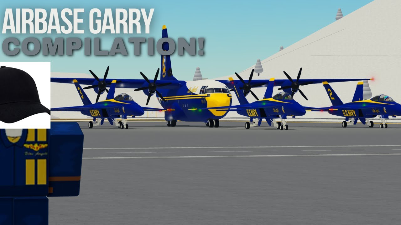 Airbase Garry Takeoffs/Landing Compilation: Roblox - YouTube