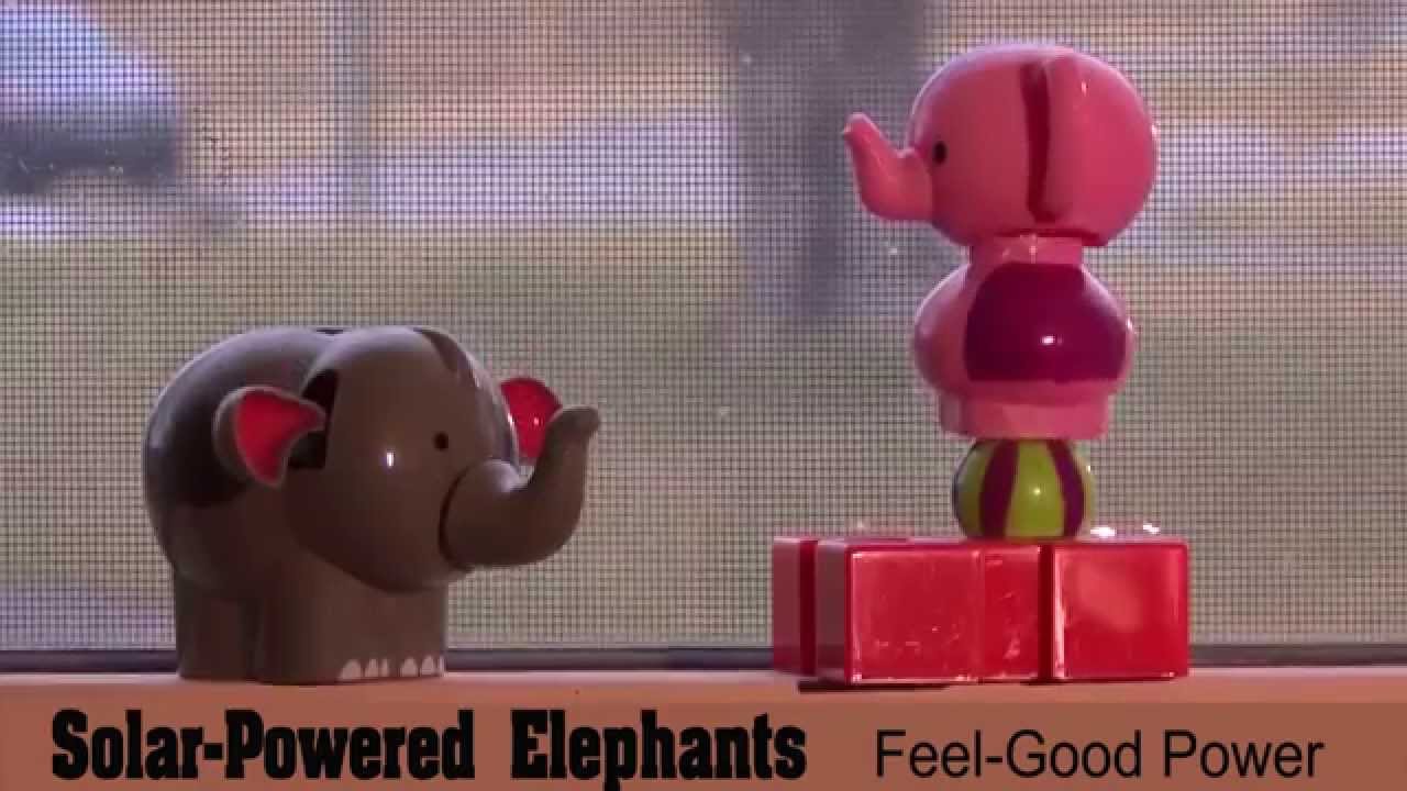 solar powered elephants - YouTube