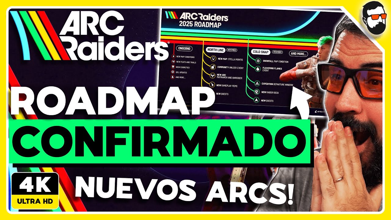 🚨 CONFIRMADO: Nuevo MAPA, ARMAS y ARCs en ARC Raiders (ROADMAP 2025 ...