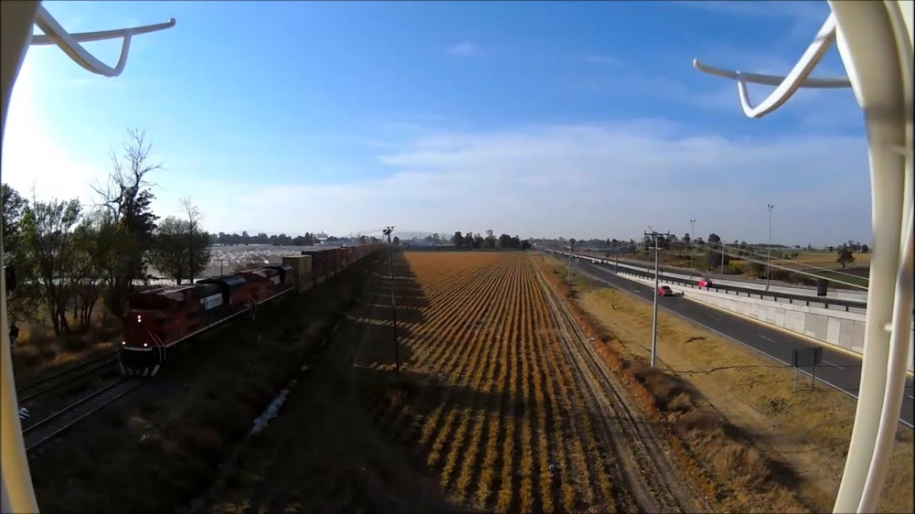 Ferromex 4027 Intermodal Aerial Drone View!!!! - YouTube