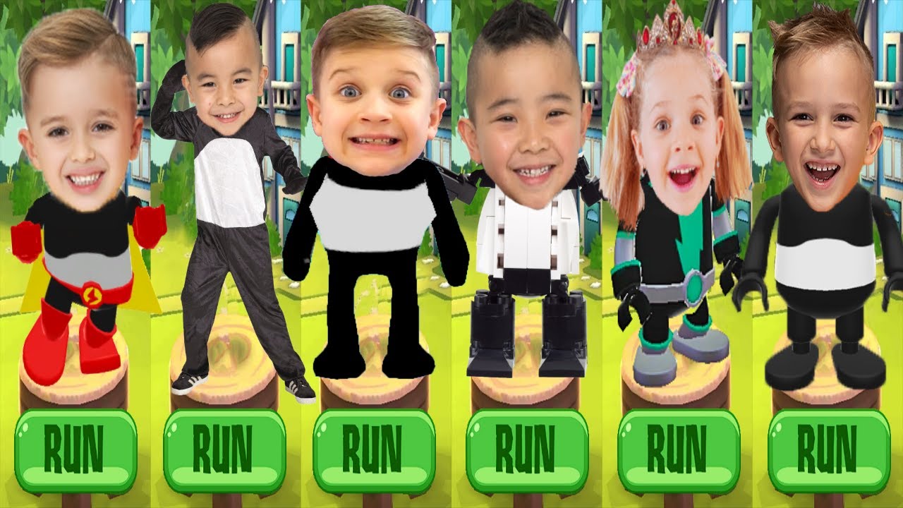 Tag with Ryan - Combo Panda Costumes For Vlad and Niki vs Calvin and ...