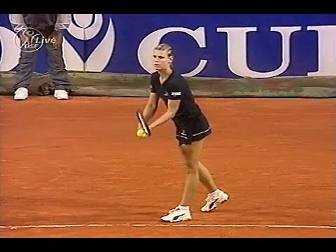 Anke Huber vs. Conchita Martinez Fed Cup 2000 Rub2 - YouTube
