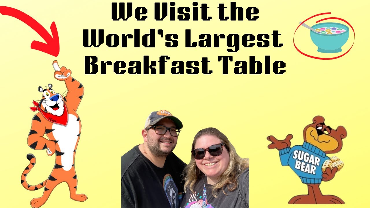 Kelloggs and Post: World's Largest Breakfast Table - YouTube