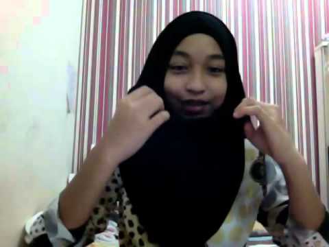 Hijab tutorial #1 by Nurin Qistina