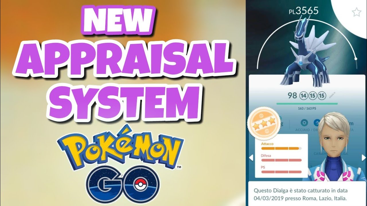 NEW APPRAISAL SYSTEM IN POKEMON GO! - YouTube