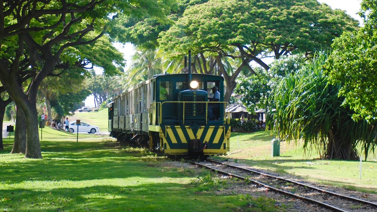 Excursion Train Of The Hawaiian Railroad Society With Parlor Car 64 Ko Olina Hi 792023