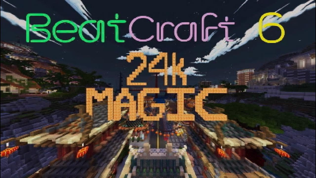 If Minecraft Was a Rhythm Game | 24K Magic - @brunomars - YouTube