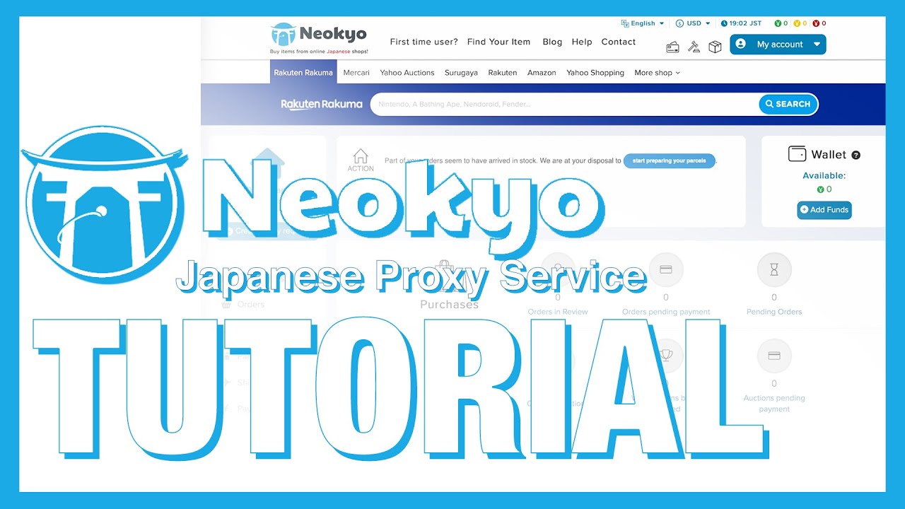 Neokyo Tutorial | From Order to Delivery | Japanese Proxy Service for ...