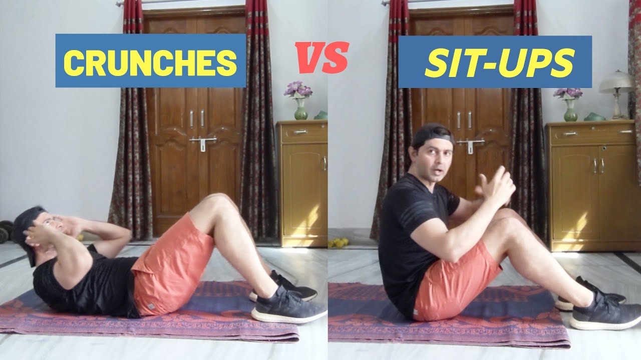 Crunches Vs Sit ups Which One Is Best Upper Abs Exercise YouTube