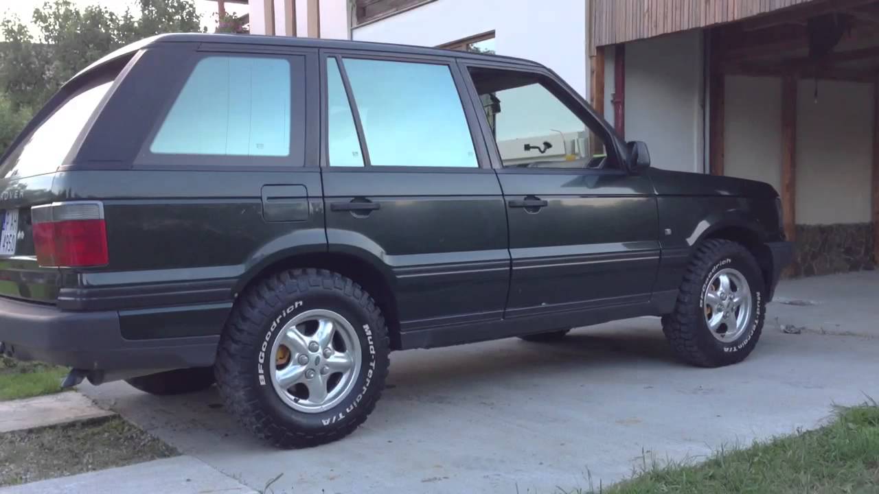 Range Rover P38 air suspension - YouTube