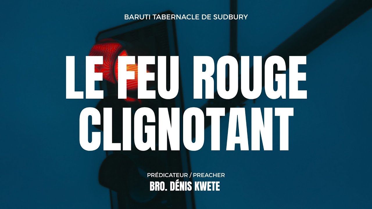 Le feu rouge clignotant - YouTube