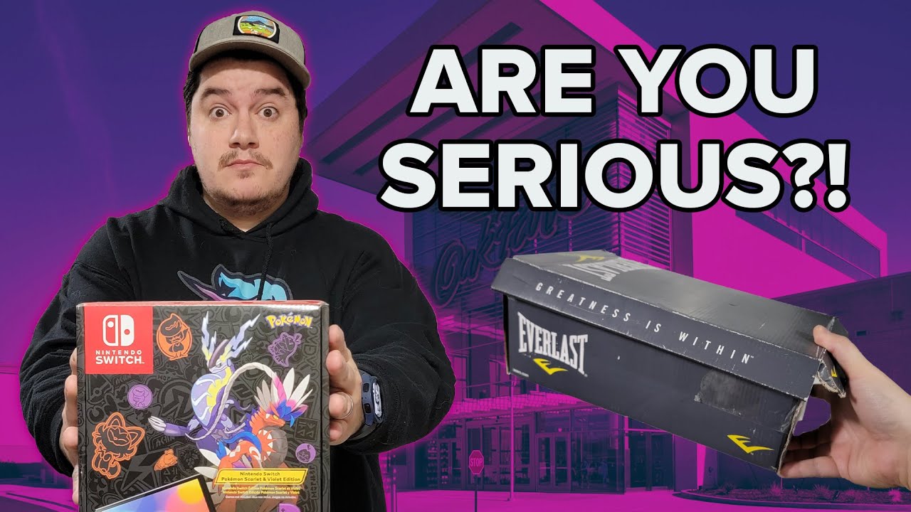 Trading A NEW Pokemon Switch For A Shoe Box Of Video Games? - YouTube