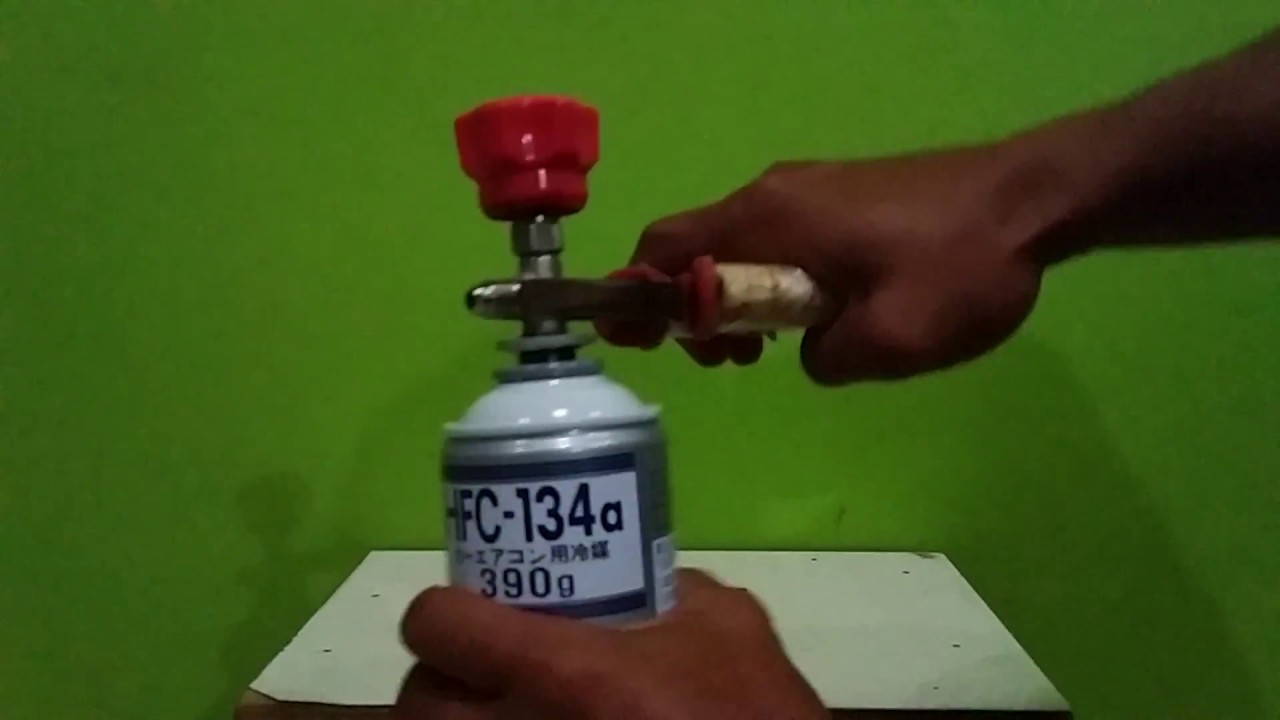 Paling murah Refill Tabung GreenGas pakai Freon HFC134a|Airsoft gun ...