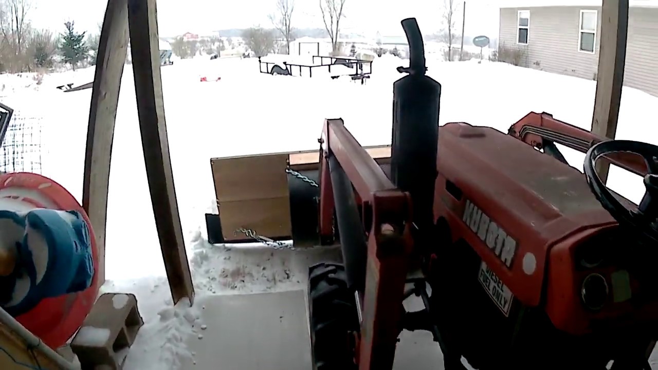 Home Made Wooden Snow Plow - YouTube