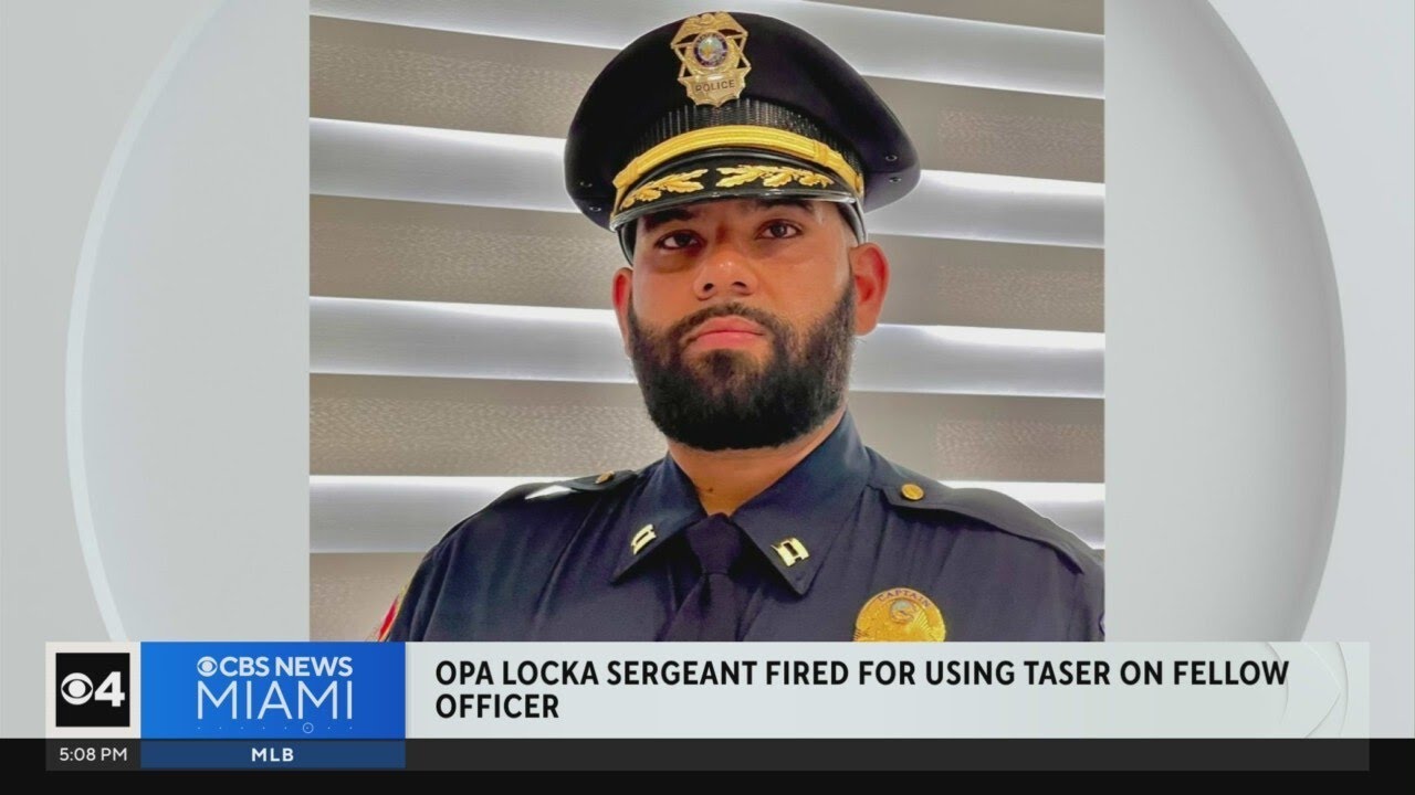 Opa-locka fires police sergeant accused of deploying Taser on fellow ...