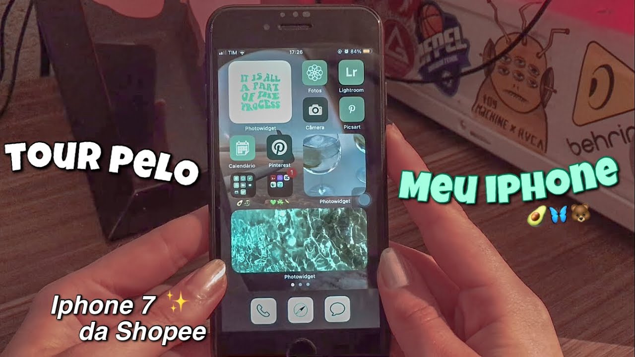 TOUR PELO MEU IPHONE 📲 | *Iphone 7 da shopee* - YouTube