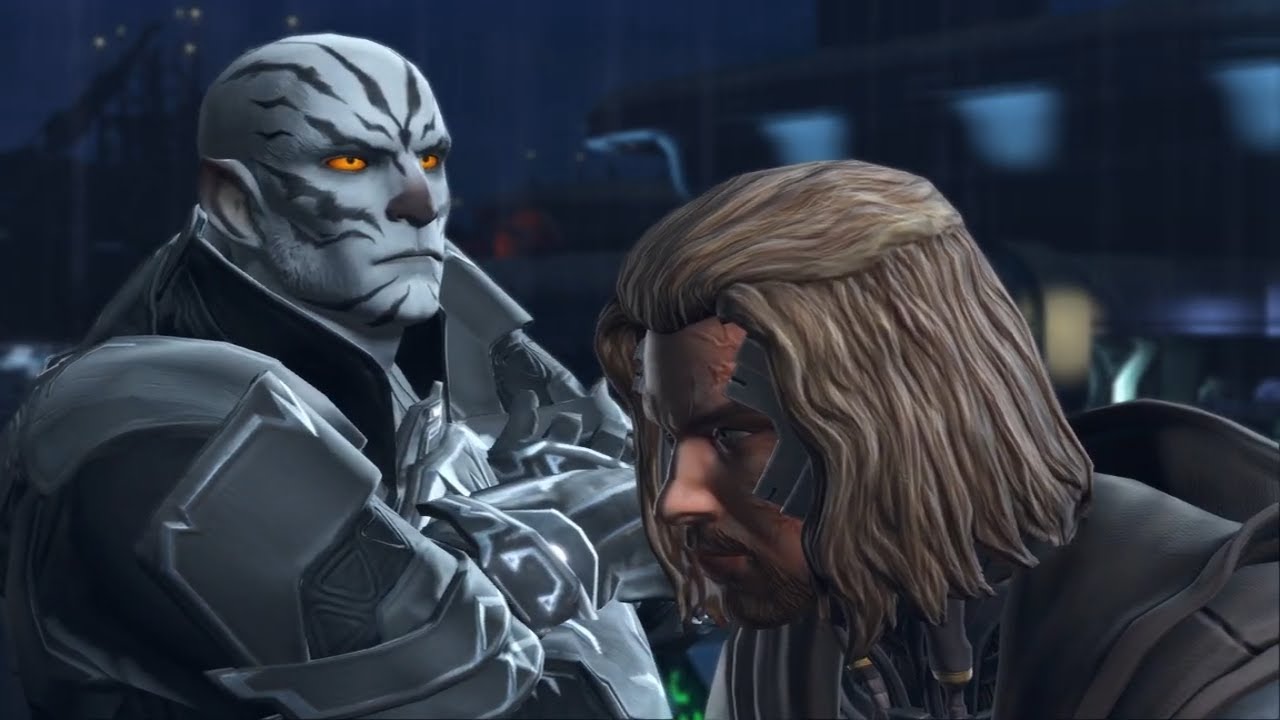 SWTOR Jedi sentinel Legacy of the sith Out of the Blue ending - YouTube