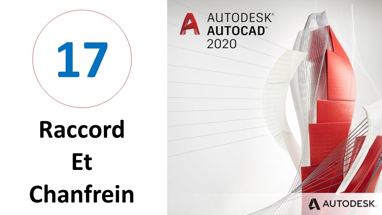 17) Formation AutoCAD Darija: Raccord et Chanfrein - YouTube